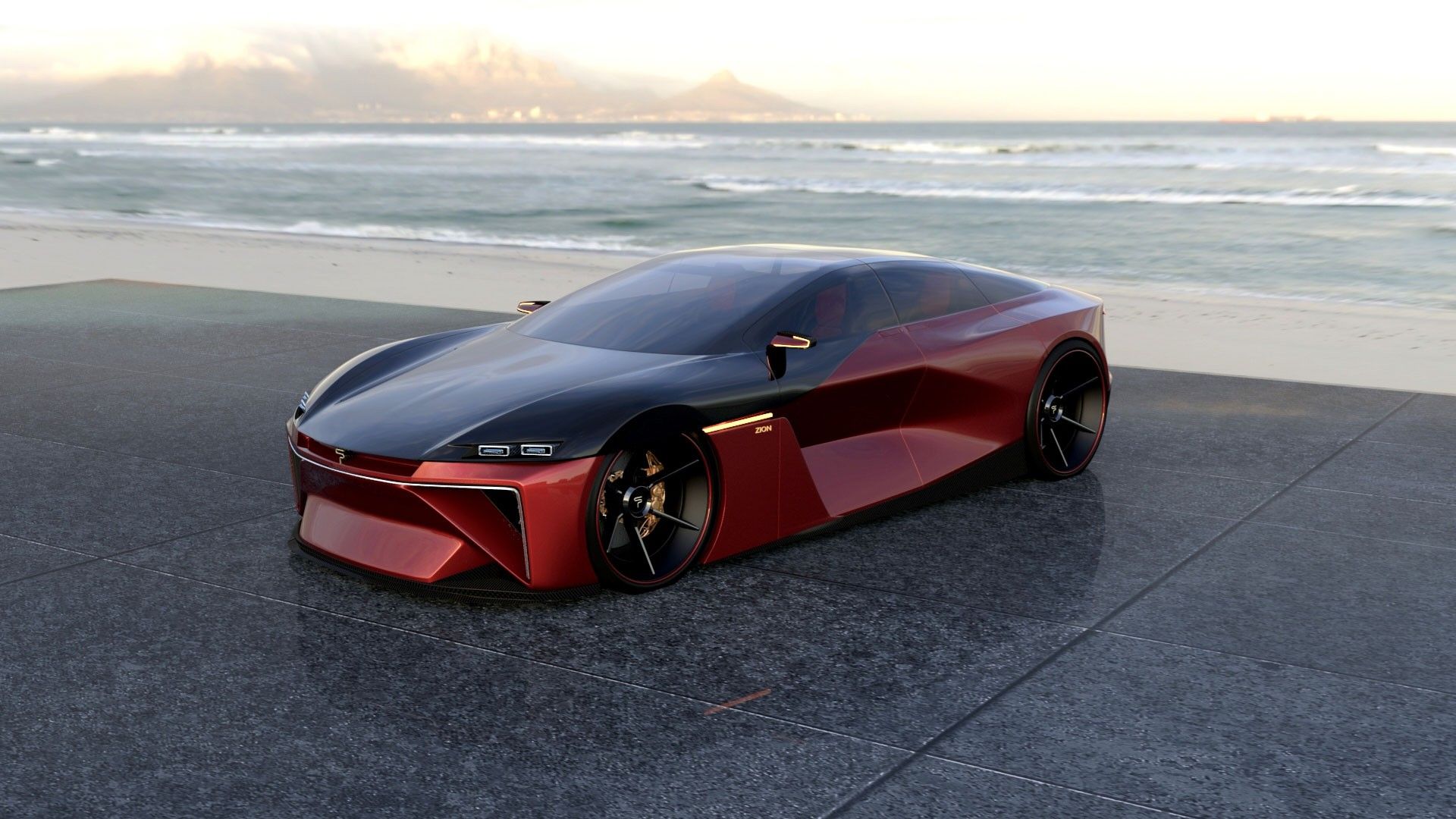 Zion FCV Revealed As A 1,750-HP Green Supercar