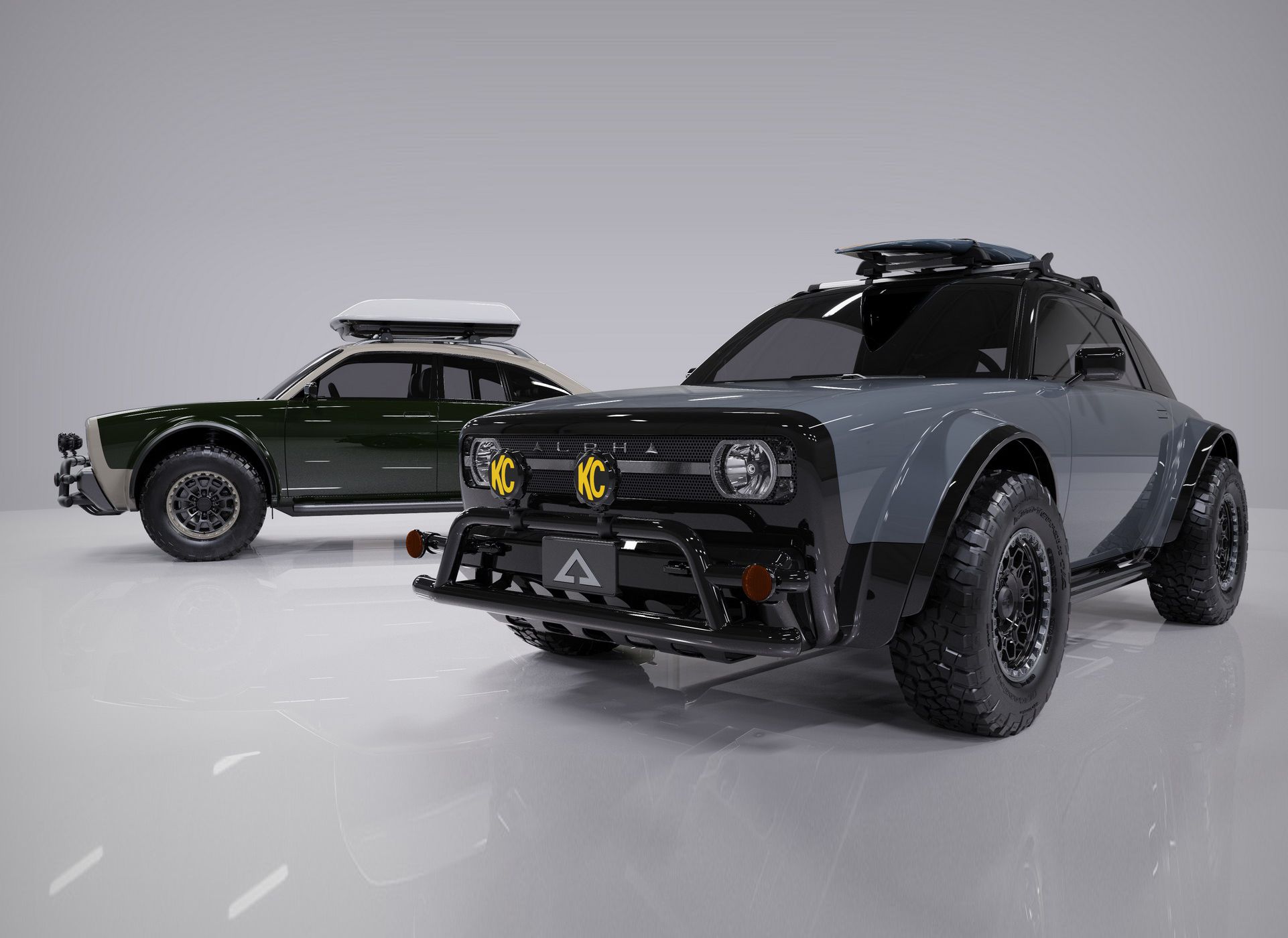 Alpha Motor's Retro EVs Get Rugged Makeover
