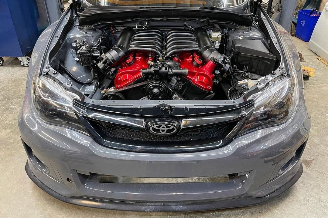 This Is The World's First-Ever V12 Subaru Impreza STI