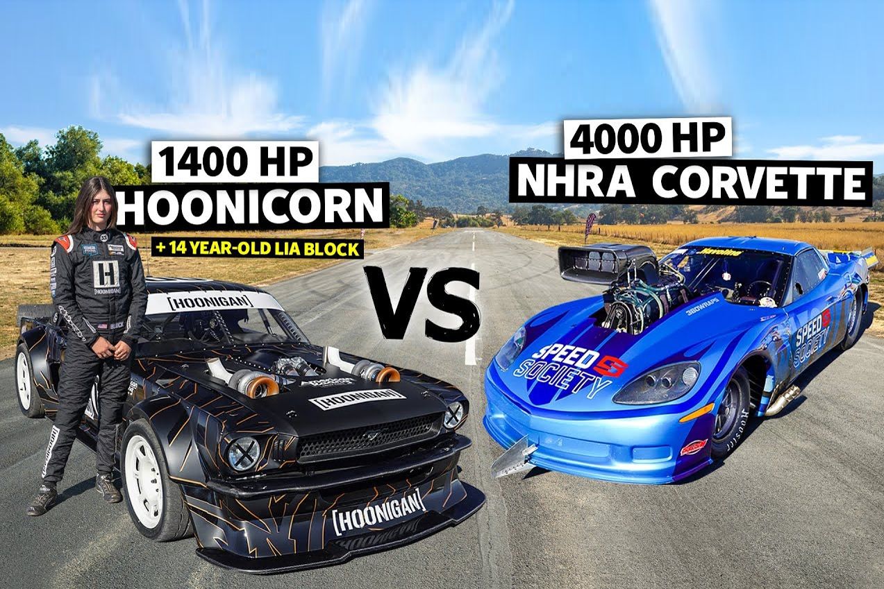 Watch Ken Block's Daughter Race A 4,000-HP Corvette In The 1,400-HP ...
