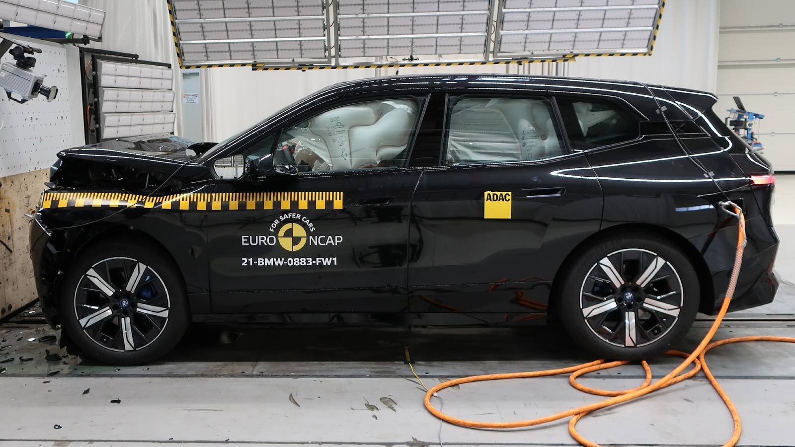 Watch The BMW iX Crash Its Way To A Five-Star Safety Rating