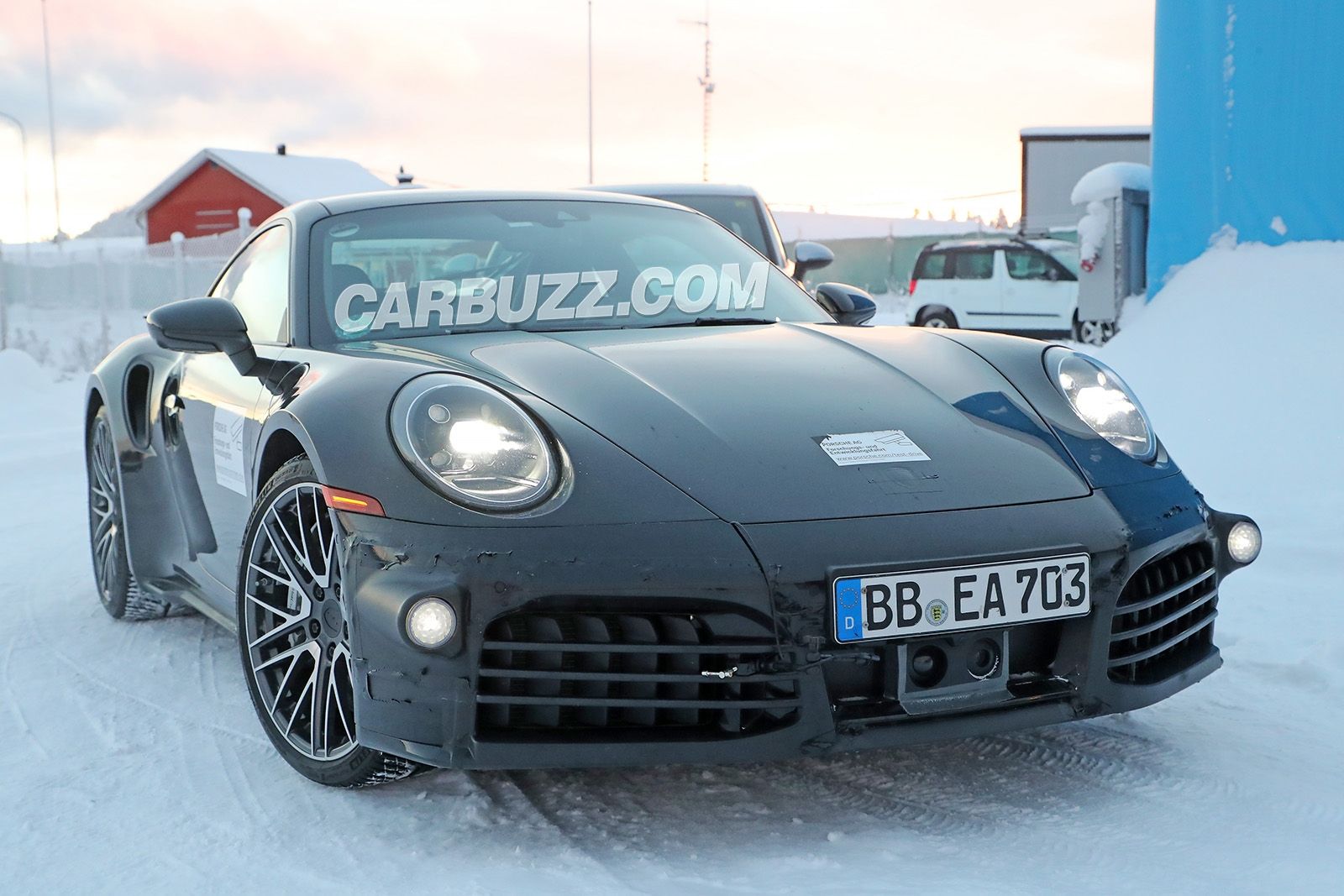 Spied! First Look At The New Porsche 911 Turbo Facelift