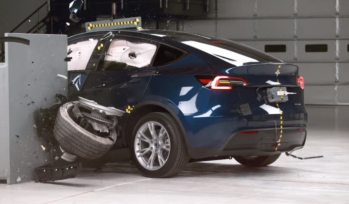 Watch A Tesla Model Y Make The Ultimate Sacrifice