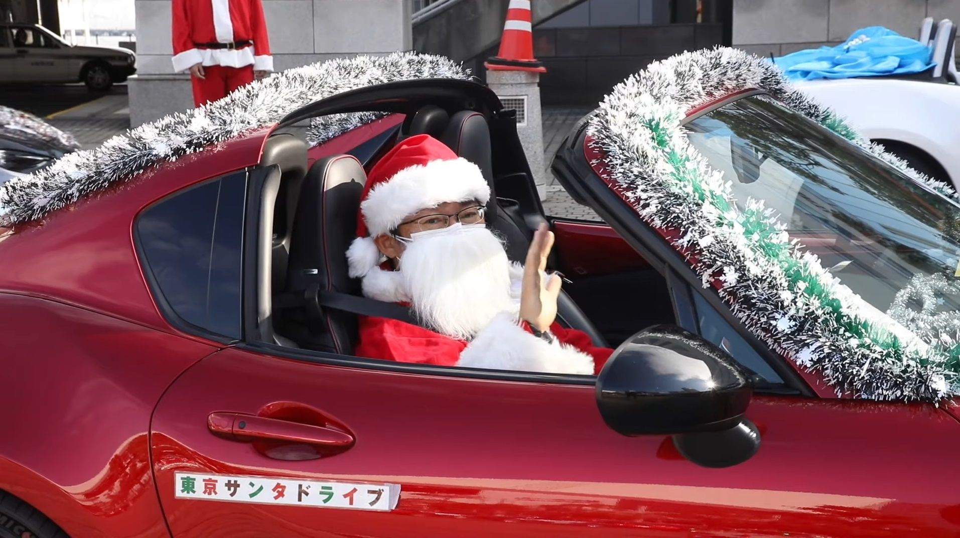 In Japan, Father Christmas Drives A Mazda MX-5 Miata