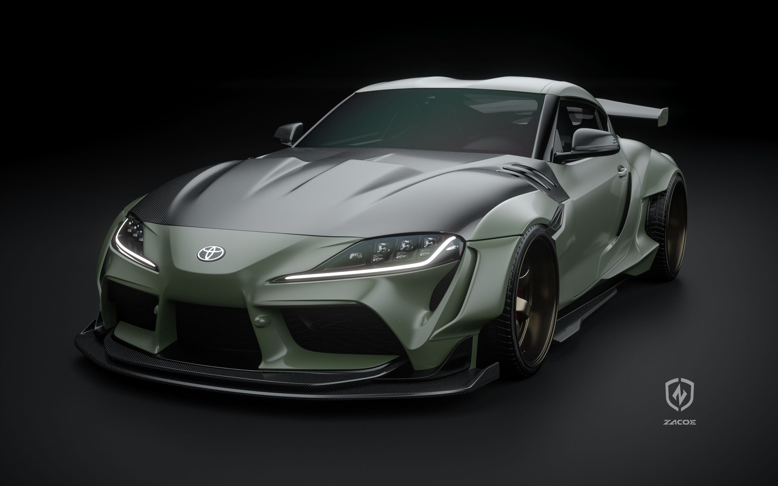 Toyota GR Supra Gets Aggressive Widebody Makeover