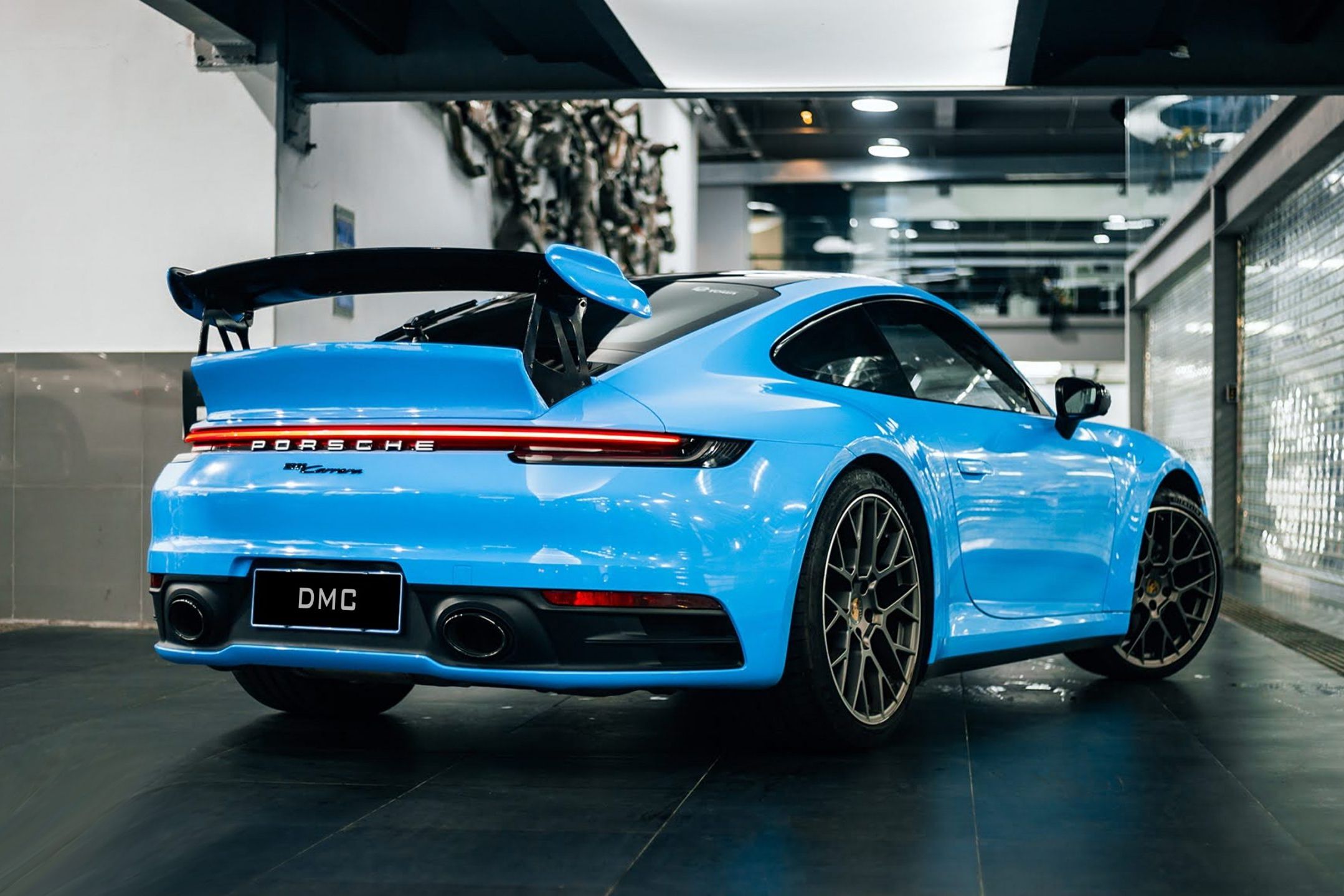 One-Off Porsche 911 Carrera Gets Massive GT3-Inspired Wing