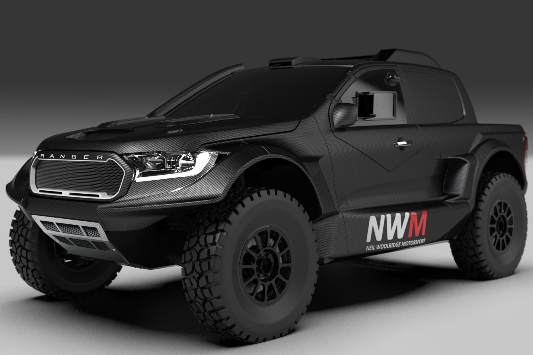 Carbon Fiber Ford Ranger Rally Truck Is Better Than A Raptor