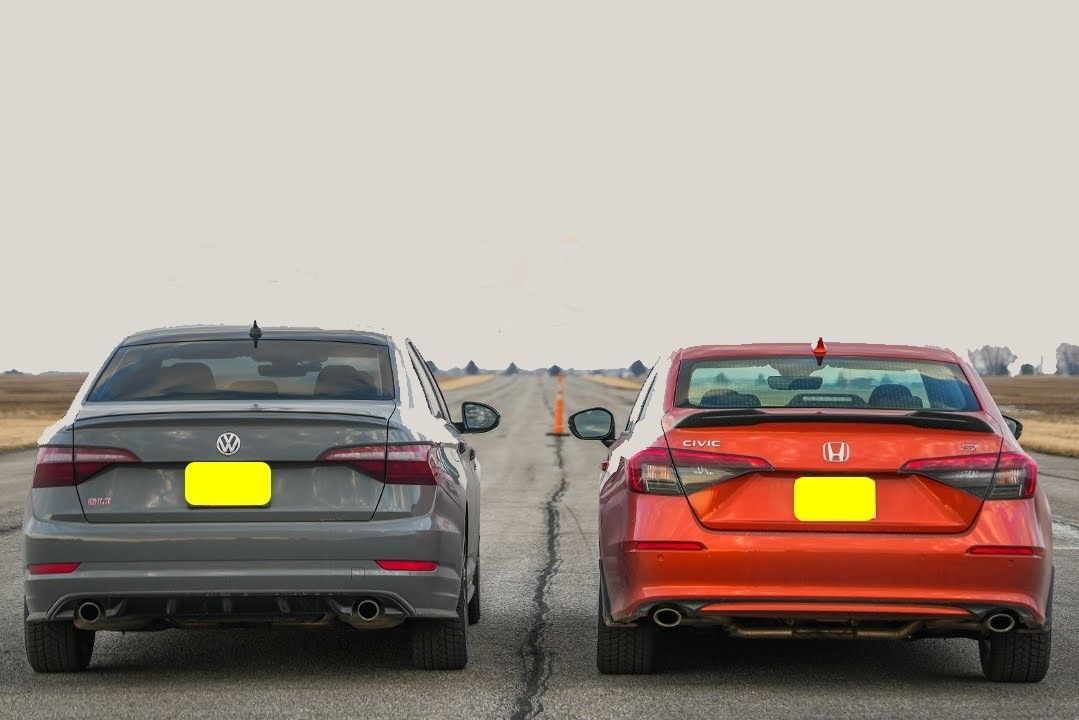 Honda Civic Si Vs. VW Jetta GLI Drag Race: Japan Takes On Germany