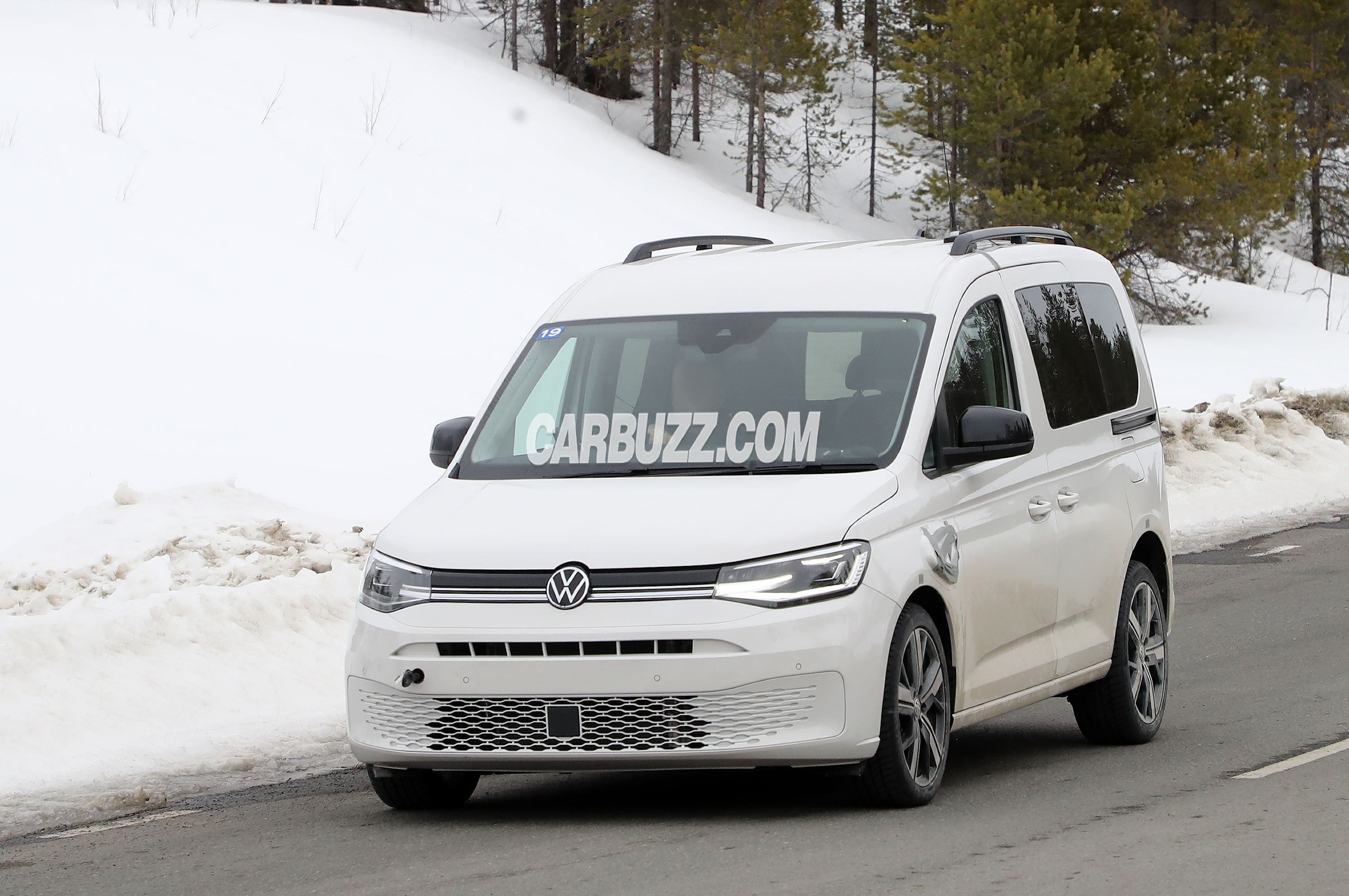 Take A Look At Volkswagen's Hybrid Caddy Van