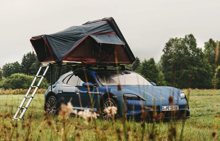 Porsche Taycan Roof Tents Take Glamping To A New Level