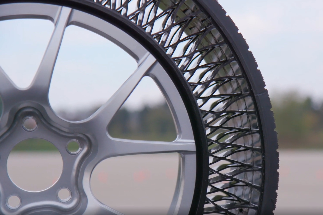 Goodyear Shows Off New Airless Tires